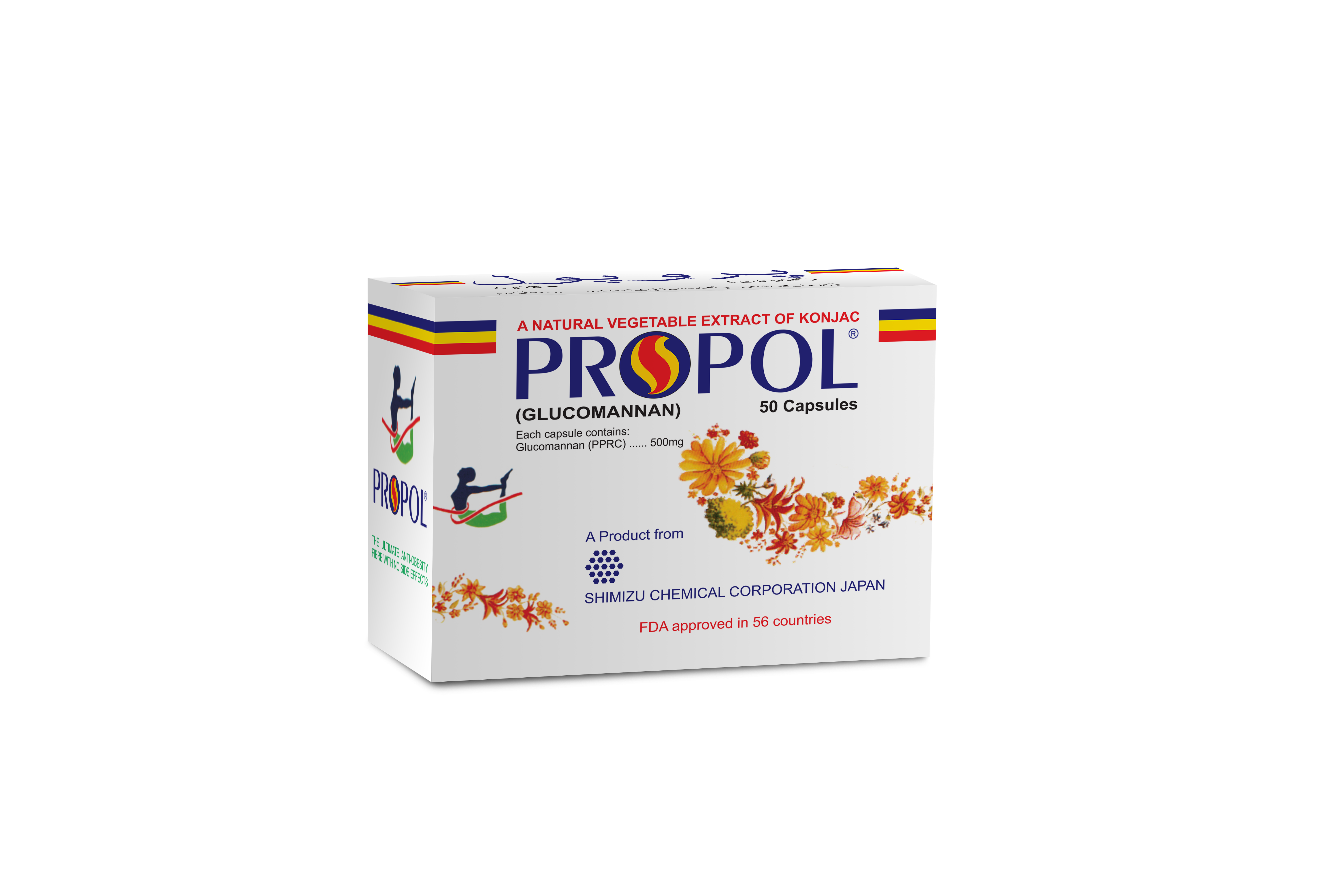 Propol - Glucomannan Capsules for Obesity Control